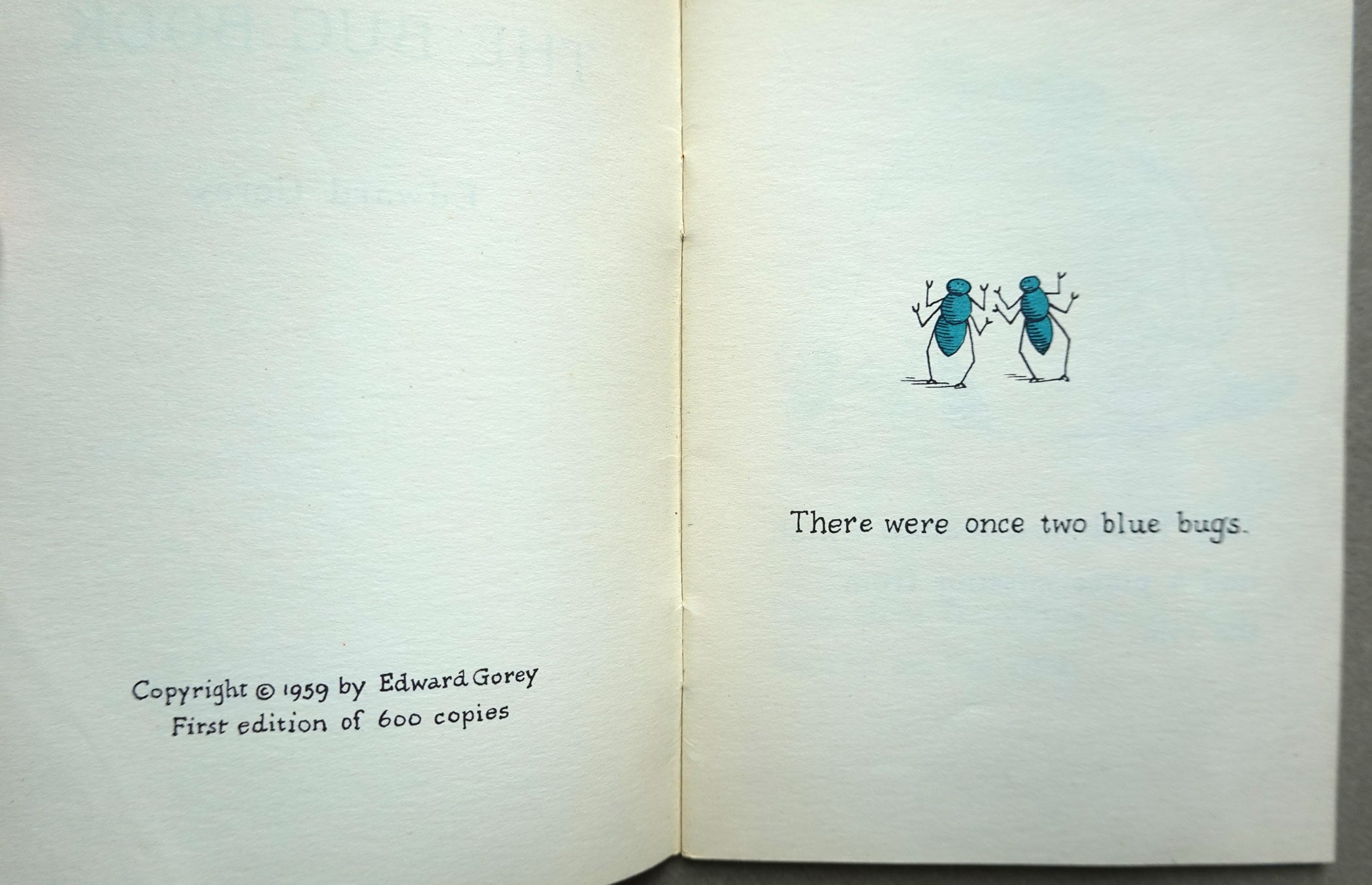 The Bug Book by Edward Gorey. Limited First Edition. - Etsy