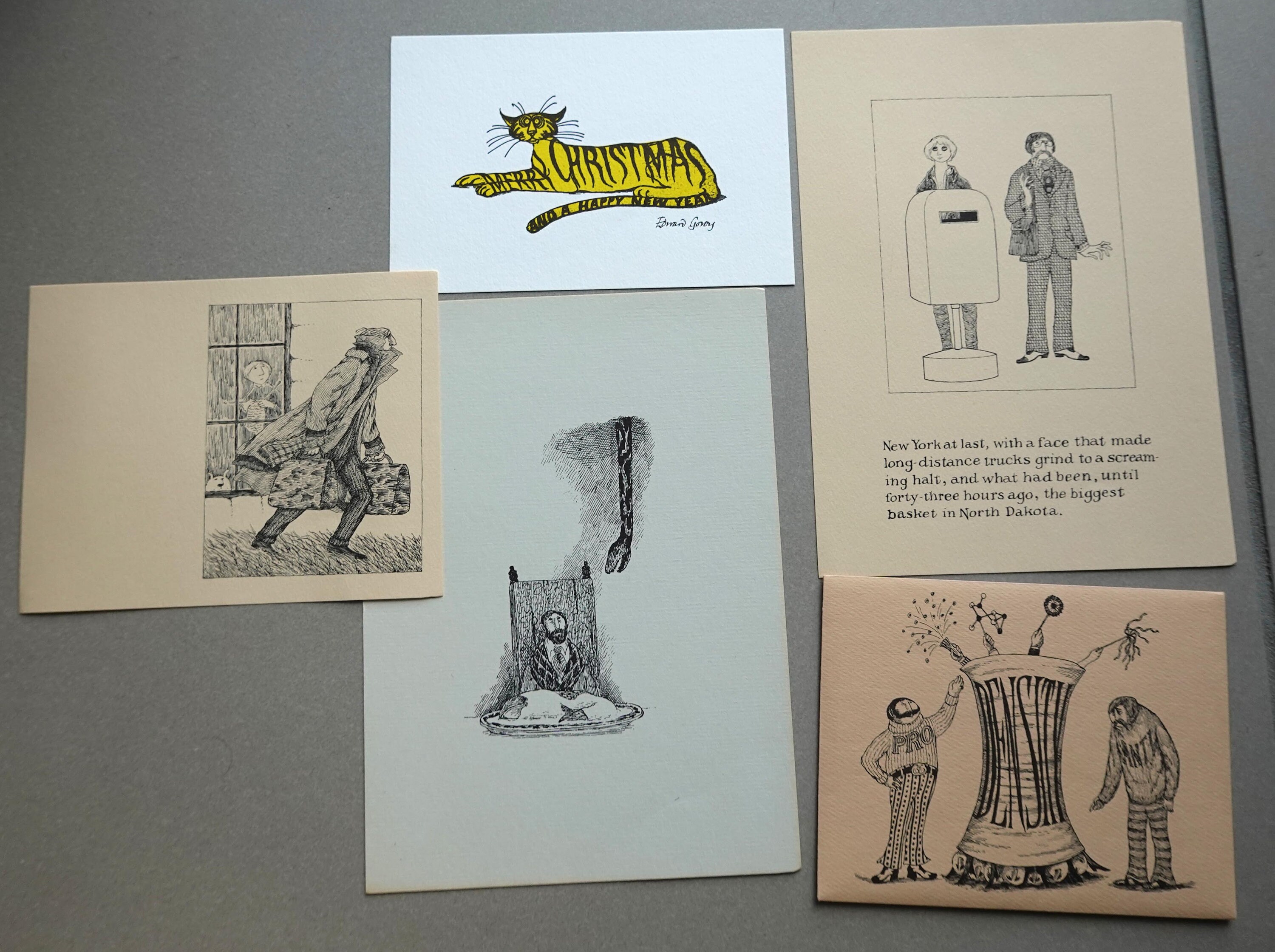F.M.R.A. - Edward Gorey Ephemera, Signed & Numbered - Etsy
