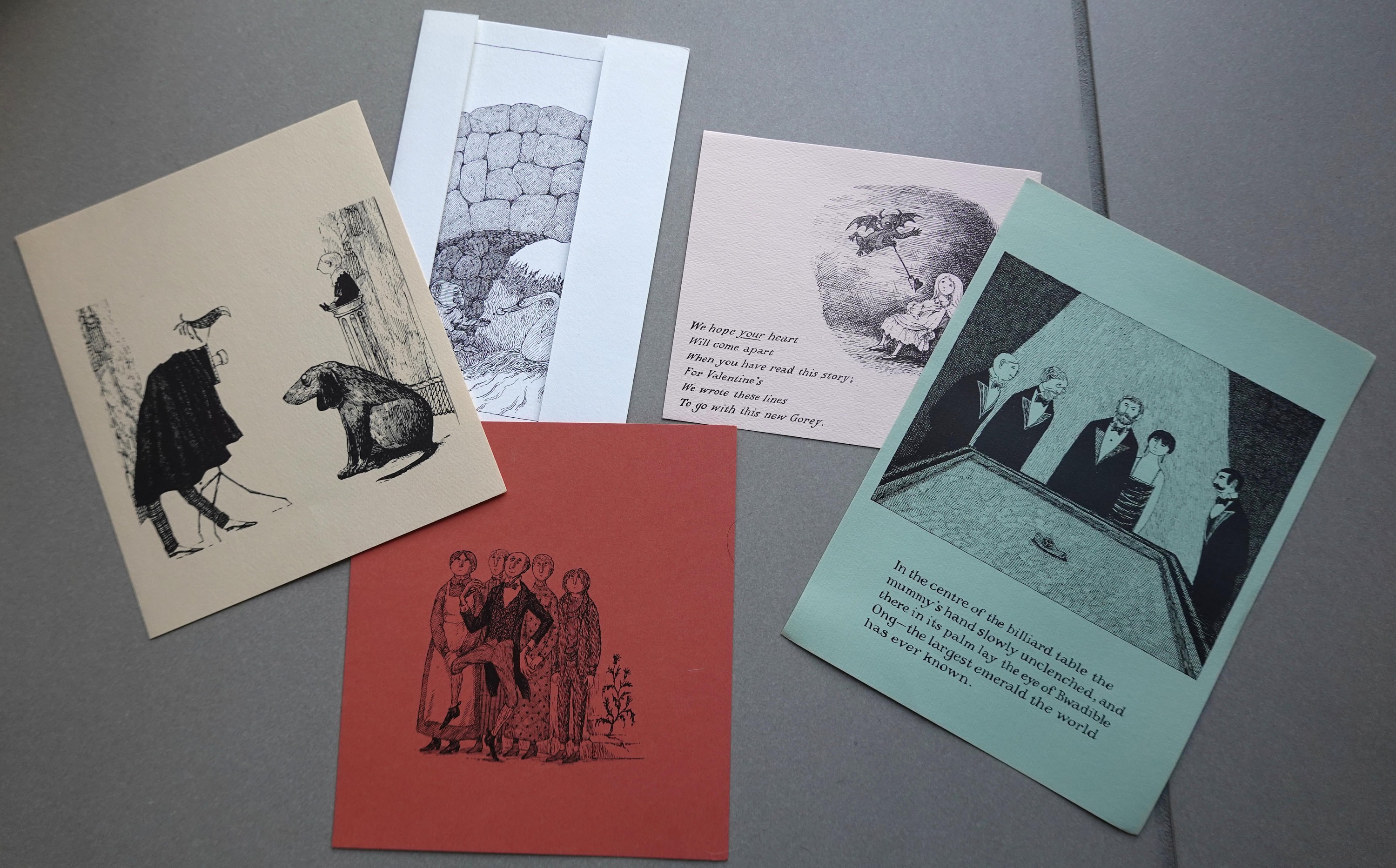 F.M.R.A. - Edward Gorey Ephemera, Signed & Numbered - Etsy