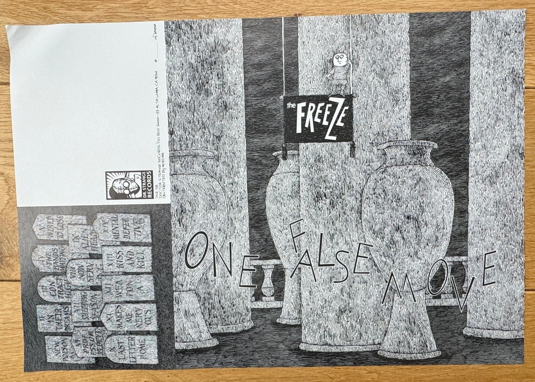 Edward Gorey Artwork for One False Move by the Freeze - Etsy