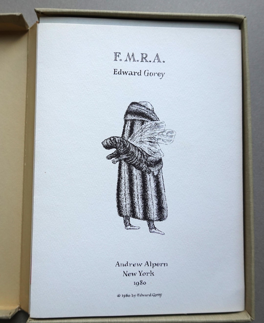 F.M.R.A. - Edward Gorey Ephemera, Signed & Numbered - Etsy