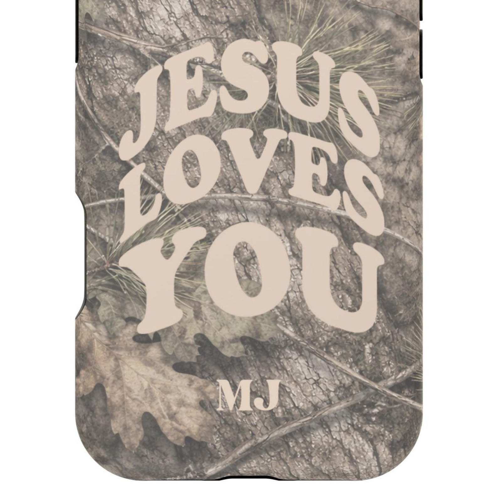 Jesus Loves You Camo Christian Phone Case for iPhone 17 Pro Max Magsafe ...