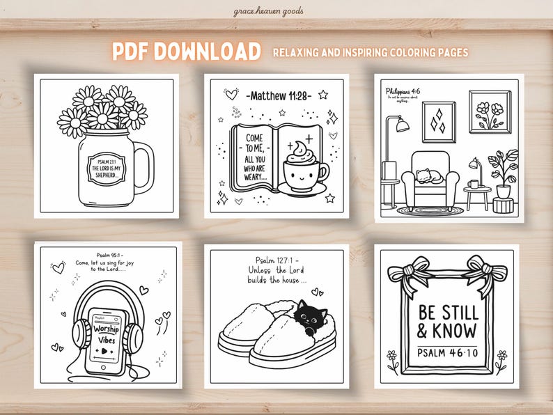 Bold and Easy Faith Coloring Book Bible Verses Christian Coloring Pages ...