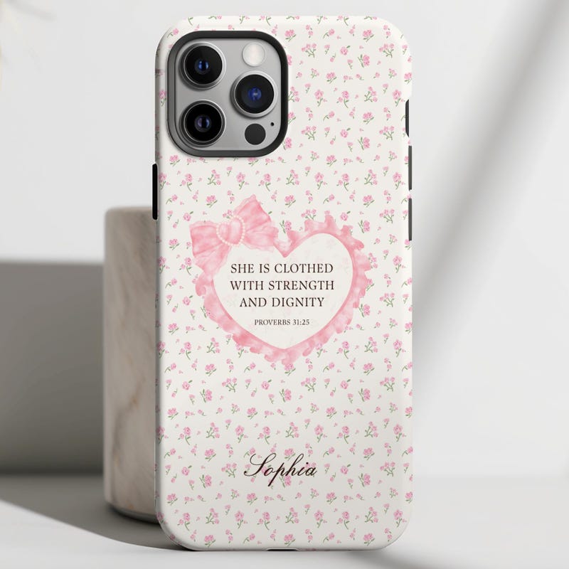 Proverbs 31:25 Phone Case - Etsy