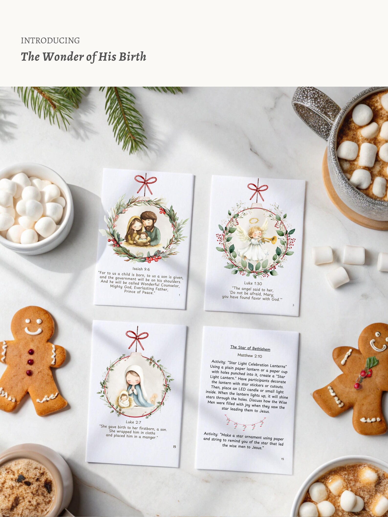 Christian Advent Calendar Printable | 25 Days Christmas Bible Verses ...