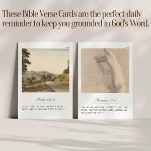 120 Bible Verse Cards Printable Scripture for Vision Boards Bible Study ...