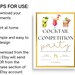 Cocktail Competition Party Kit: Invitations, Score Cards, Recipe Cards ...