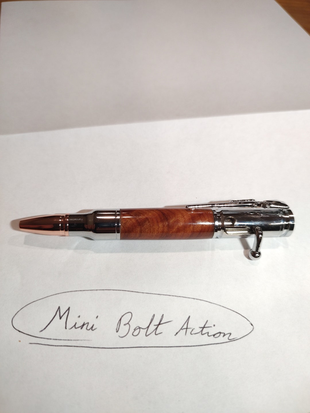 Mini Cal Bolt Action Pen With Rifle Clip - Etsy