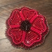 Indigenous Made Beaded Poppy - Etsy Canada