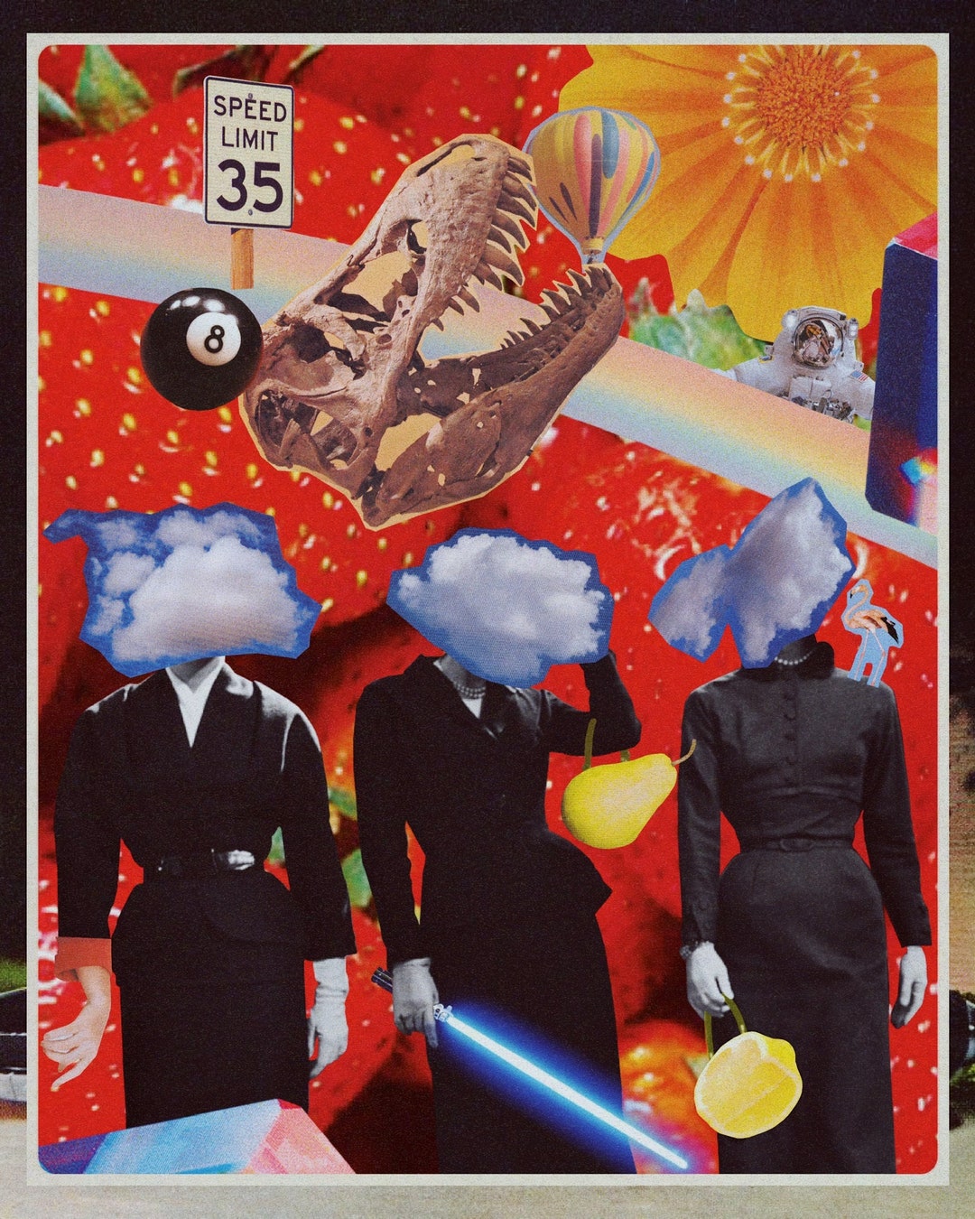 All the Things Collage - Print - Etsy