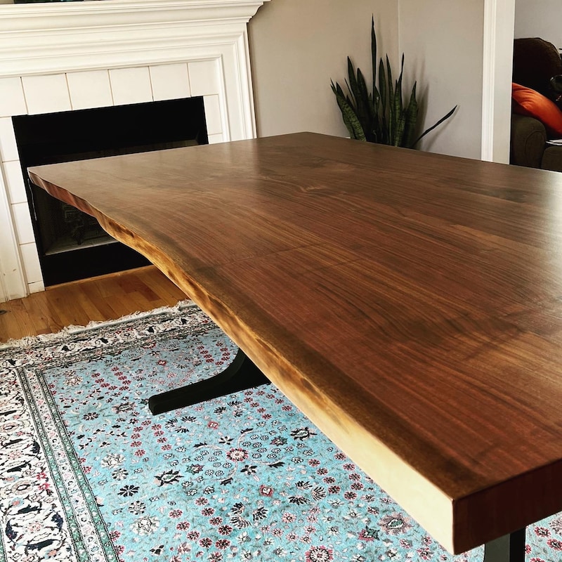 Rustic Wood Dining Table - Etsy