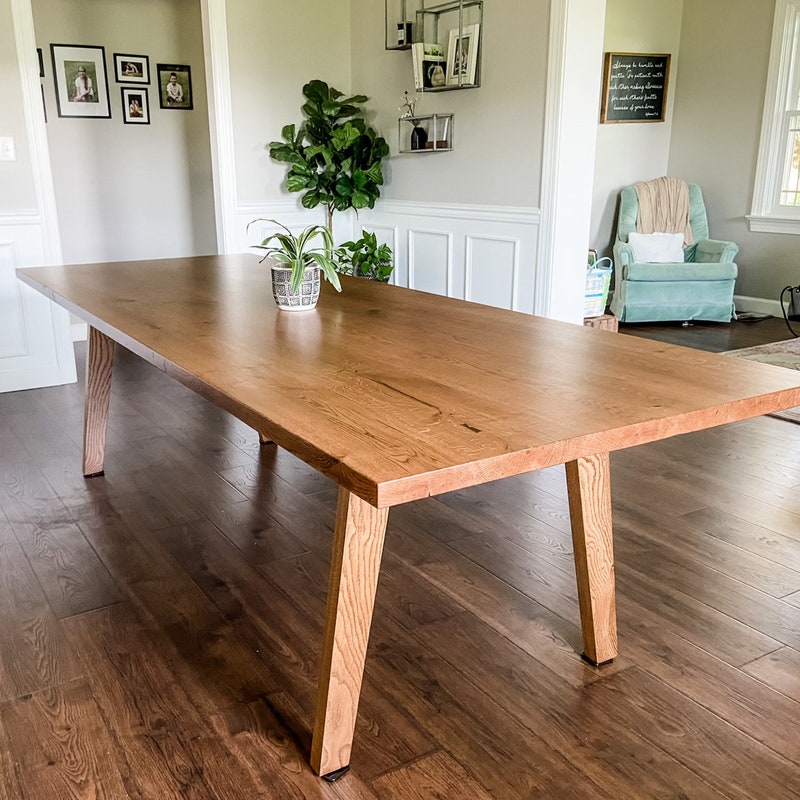 Rustic Wood Dining Table - Etsy