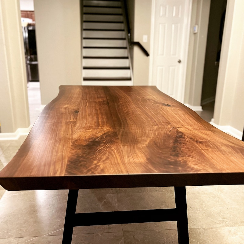 Walnut Table - Etsy