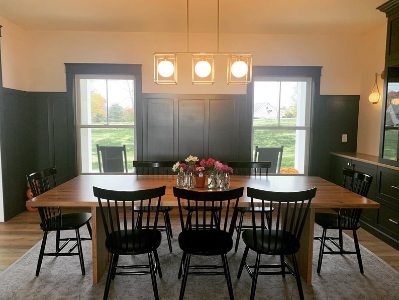 Farmhouse Solid Hardwood Tables Custom Made Amish Tables - Etsy