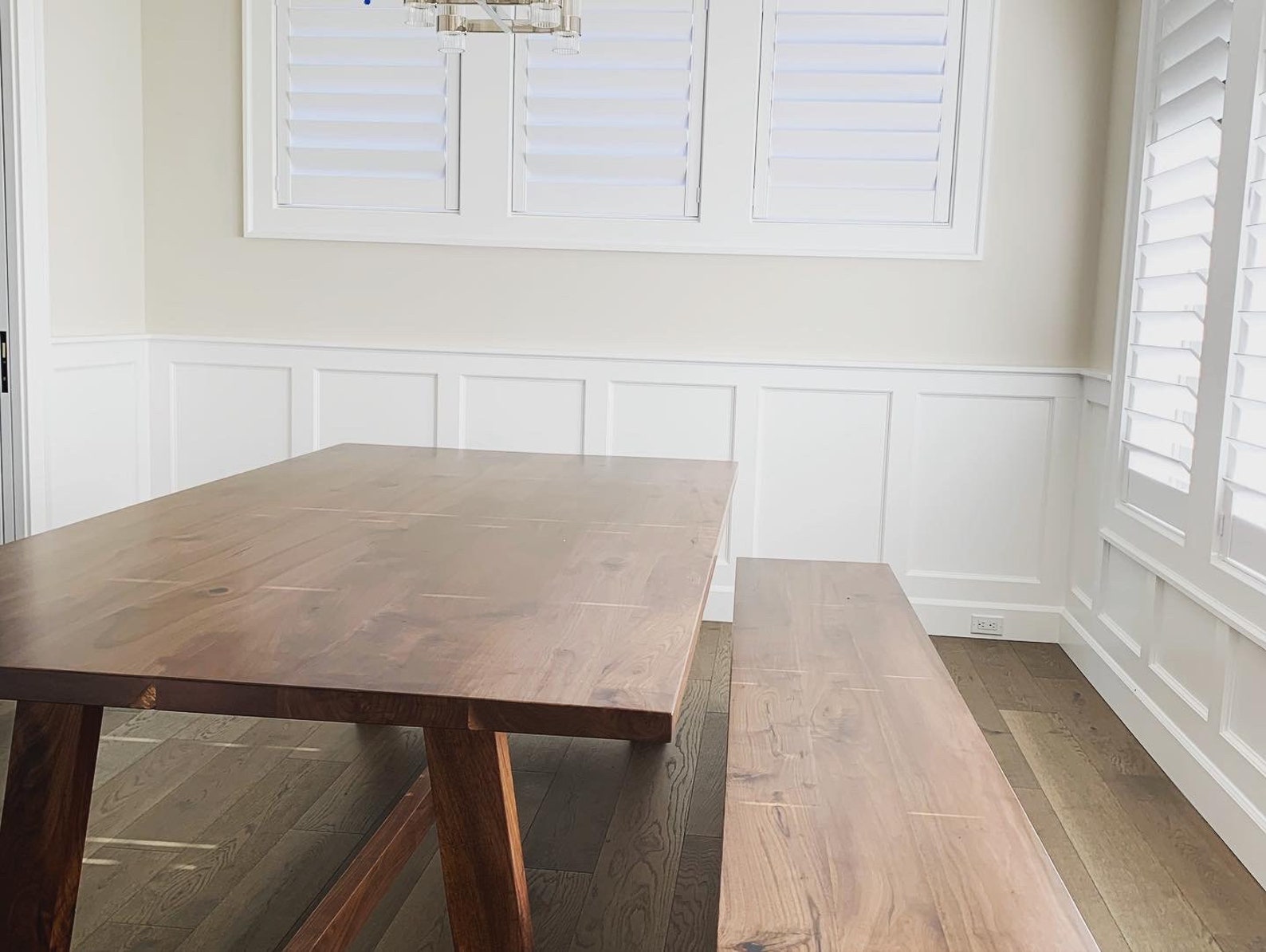 Modern Farmhouse A Frame Tables Solid Amish Made Hard Wood - Etsy