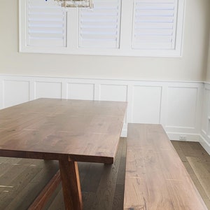 Modern Farmhouse A Frame Tables Solid Amish Made Hard Wood - Etsy