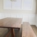Modern Farmhouse A Frame Tables Solid Amish Made Hard Wood - Etsy