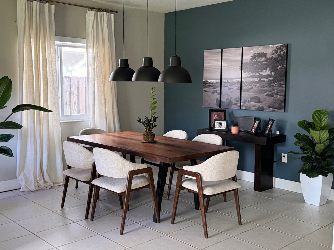 Live Edge Black Walnut Tables, Large Slab Table, Live Edge Thick Top ...