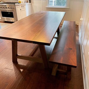 Modern Farmhouse A Frame Tables Solid Amish Made Hard Wood - Etsy