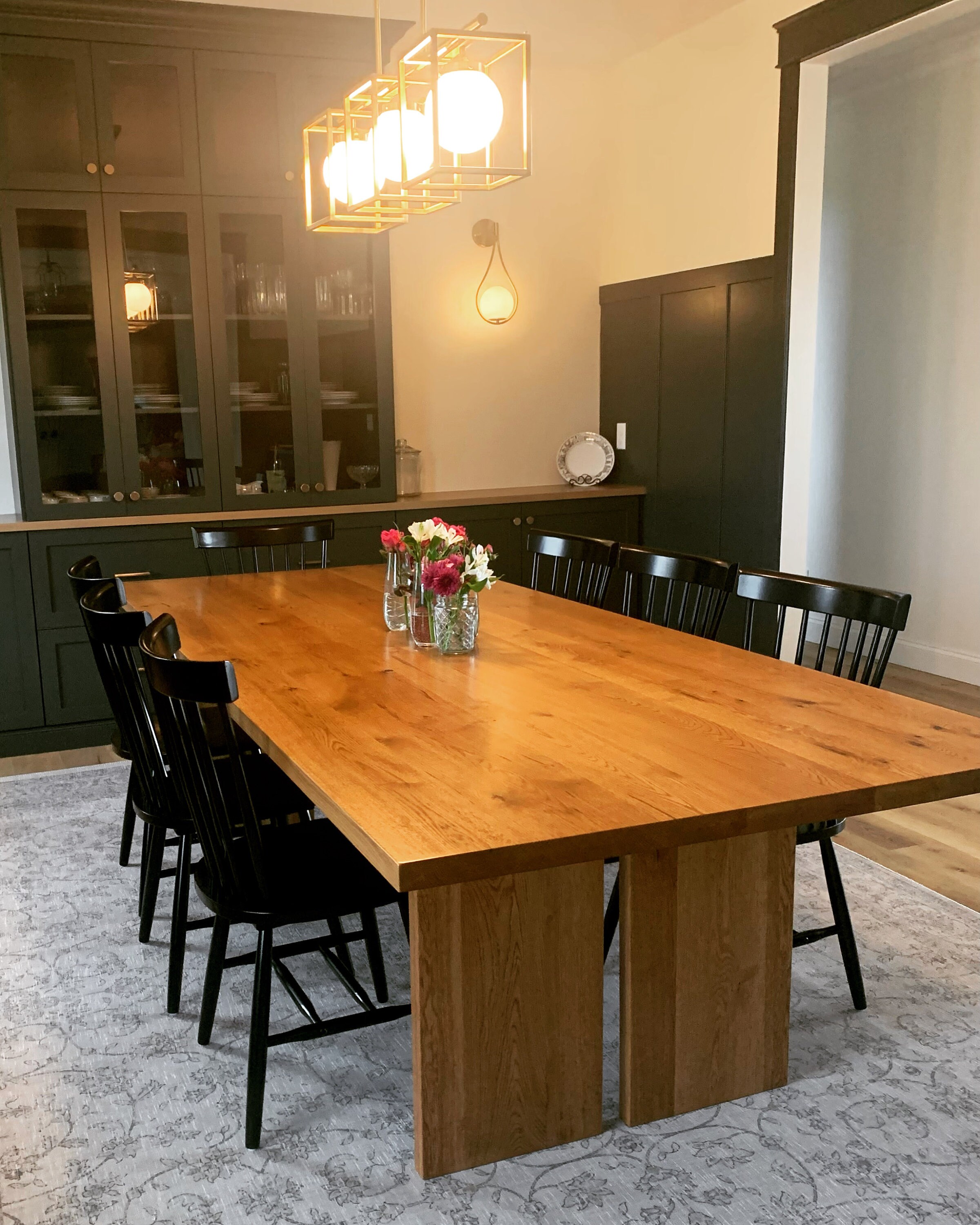 Farmhouse Solid Hardwood Tables Custom Made Amish Tables - Etsy