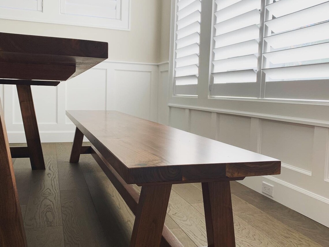 Modern Farmhouse A Frame Tables Solid Amish Made Hard Wood - Etsy