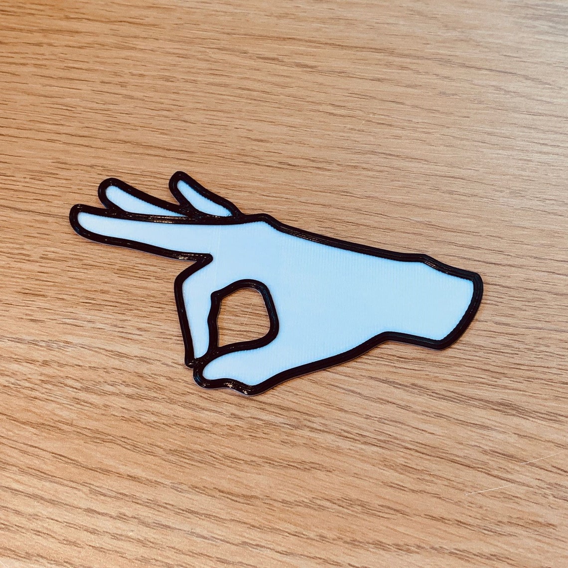 Hand Circle Game Bookmark 3D Printed Gamer Kid Meme Gift - Etsy