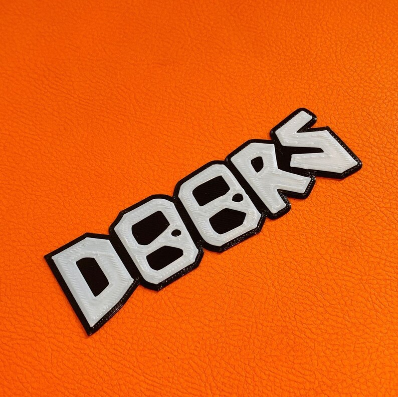 Roblox Doors Inspired Logo Bookmark - 3D Printed - Etsy