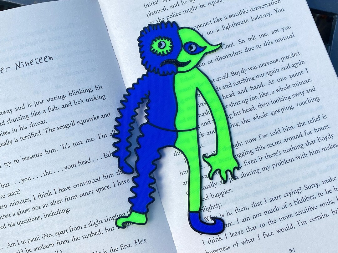 Garten of Banban Inspired Jester Bookmark - 3D Printed - Gamer Kid Gift ...