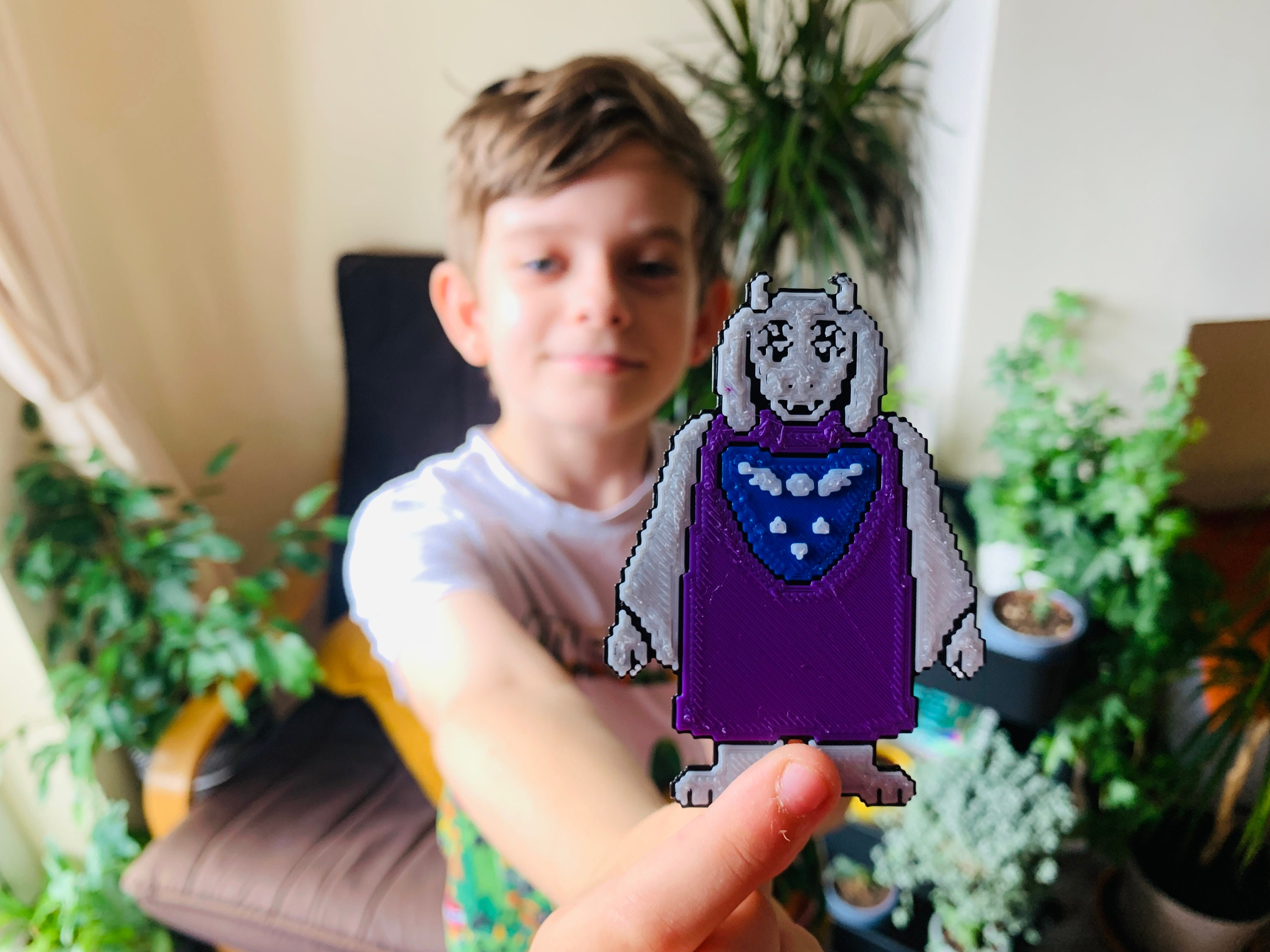 Undertale Inspired Toriel Bookmark 3D Printed Gamer Kid - Etsy