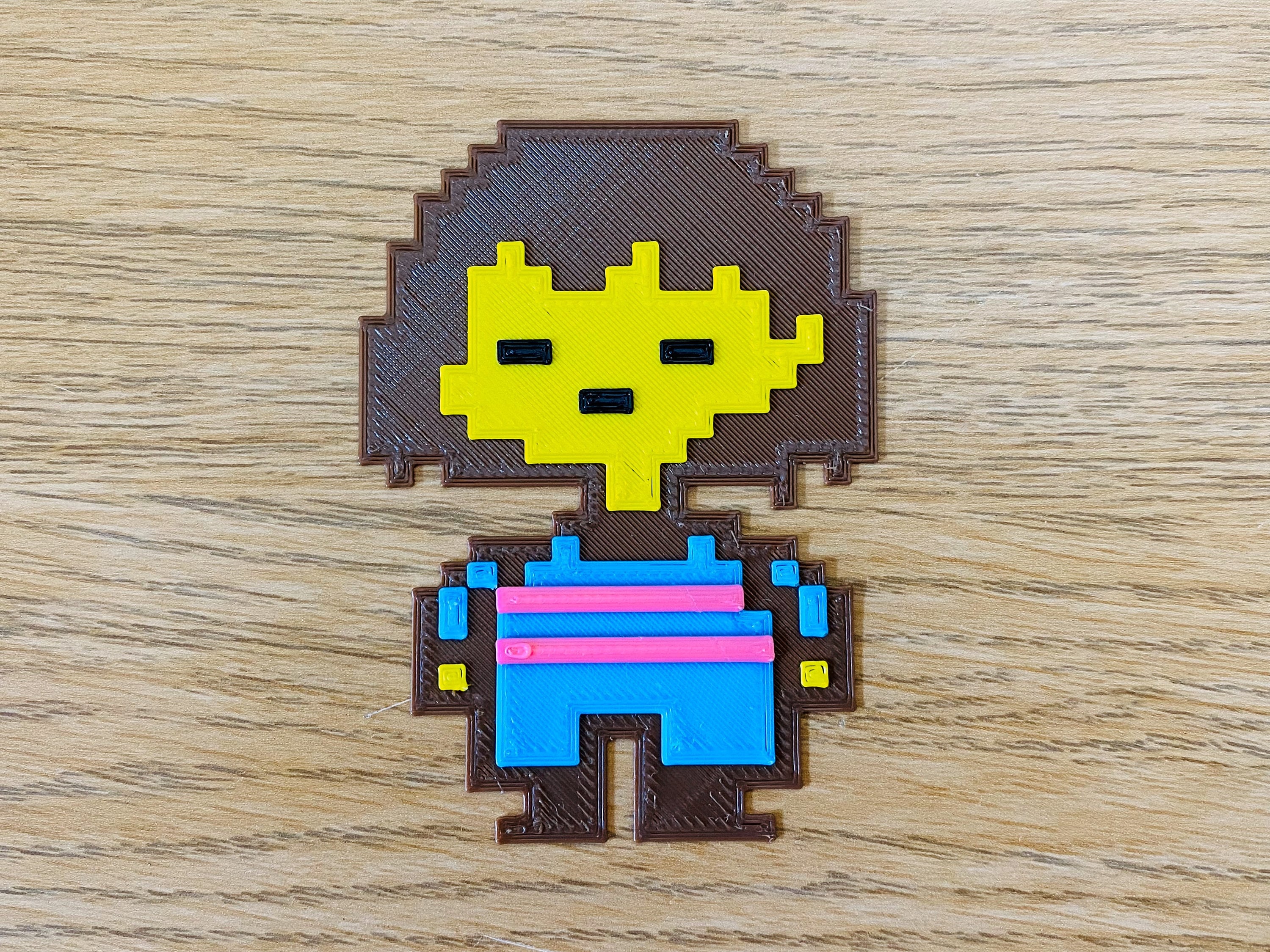 Undertale Inspired Frisk Bookmark - 3D Printed - Gamer Kid Gift Party ...