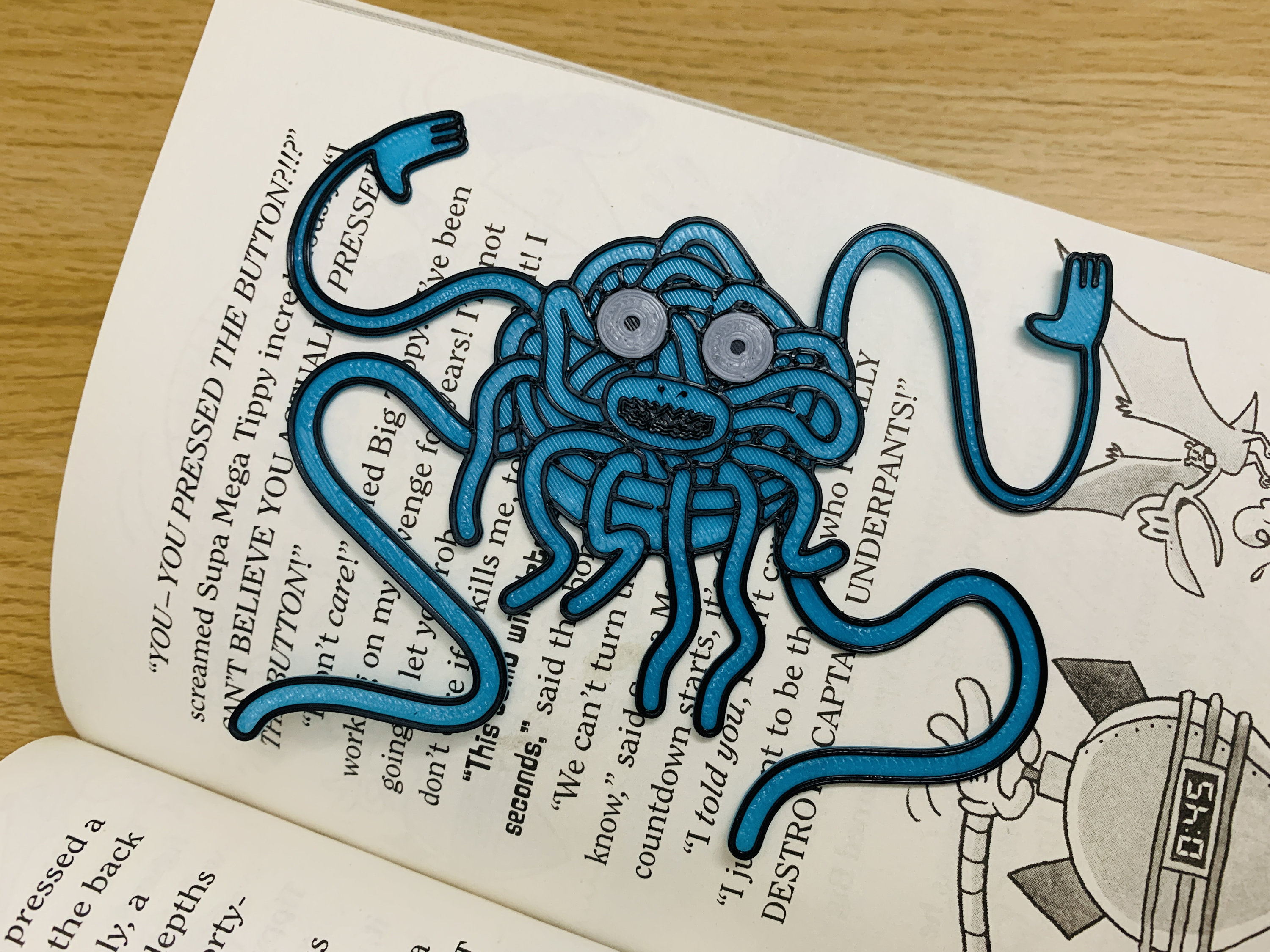 Garten of Banban Inspired Noodles Ninja Bookmark 3D Printed Gamer Kid ...