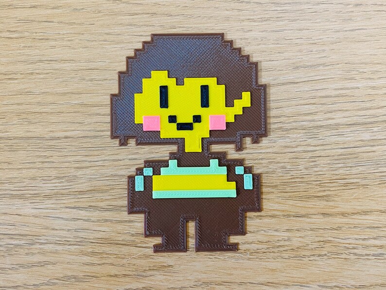 Undertale Inspired Chara Bookmark - 3D Printed - Gamer Kid Gift Party ...