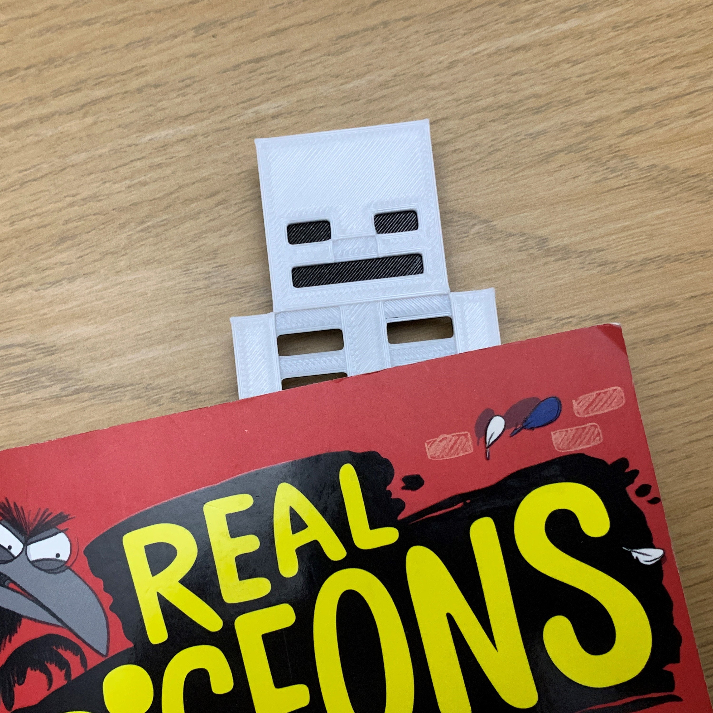 Minecraft Skeleton Inspired Bookmark 3D Printed Gamer Kid Gift Party ...