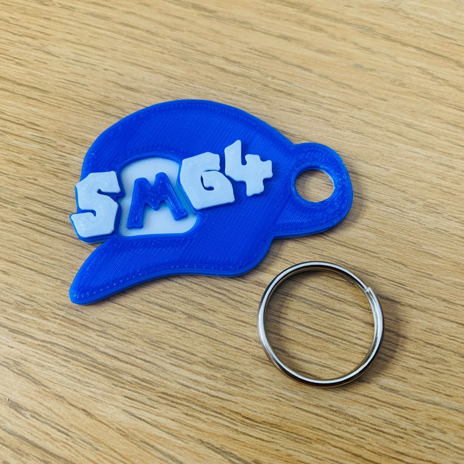 SMG4 Inspired Keyring / Bag Zip Tag - 3D Printed - Gamer Kid Gift Party ...