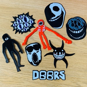 Roblox Doors Game Inspired Rush Bookmark - 3D Printed 1 - Etsy