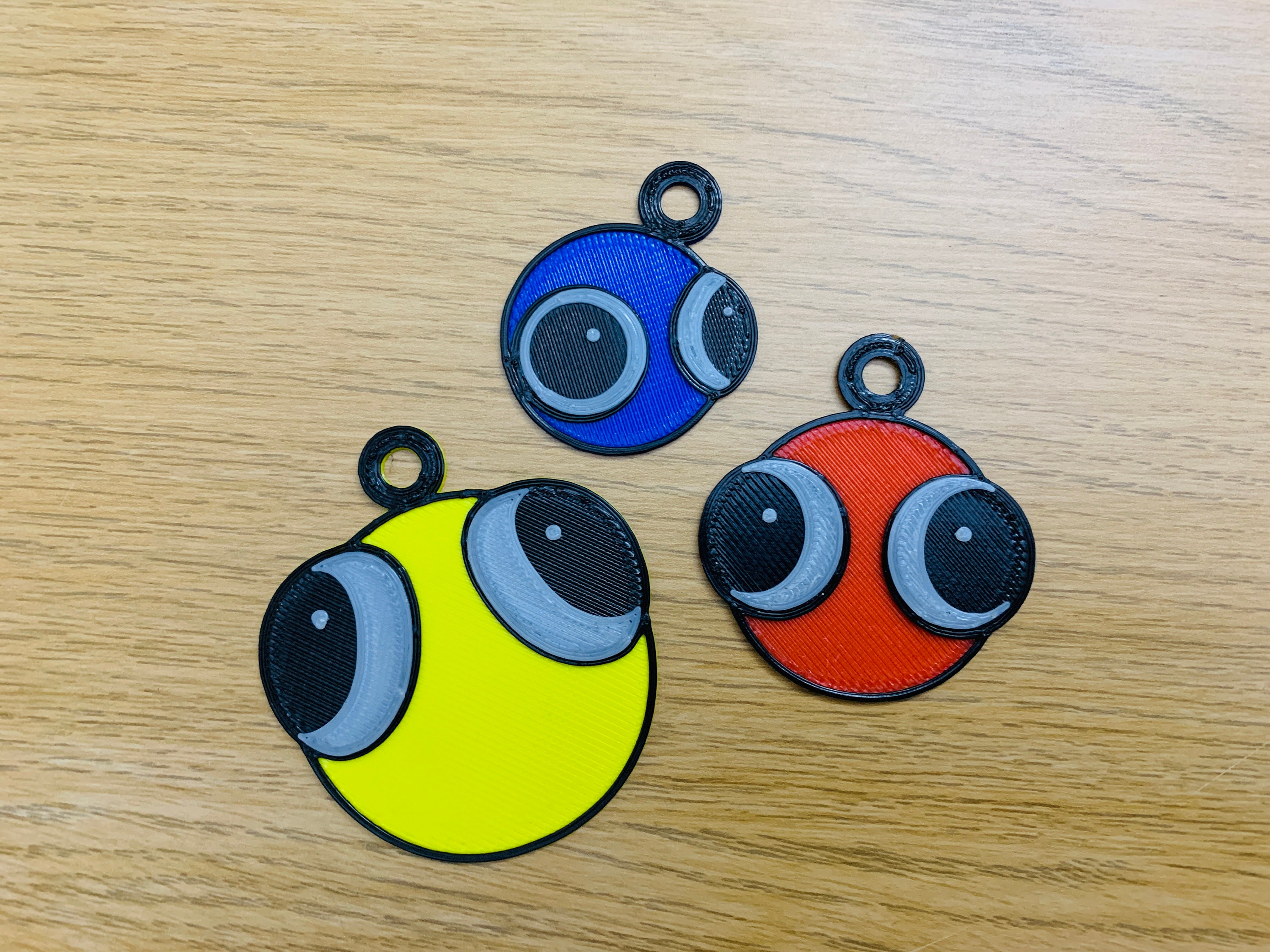 Rainbow Friends Game Inspired Lookies Bag Tag Set 3D Printed - Etsy