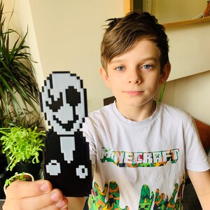 Undertale Inspired Gaster Bookmark - 3D Printed - Gamer Kid Gift Party ...