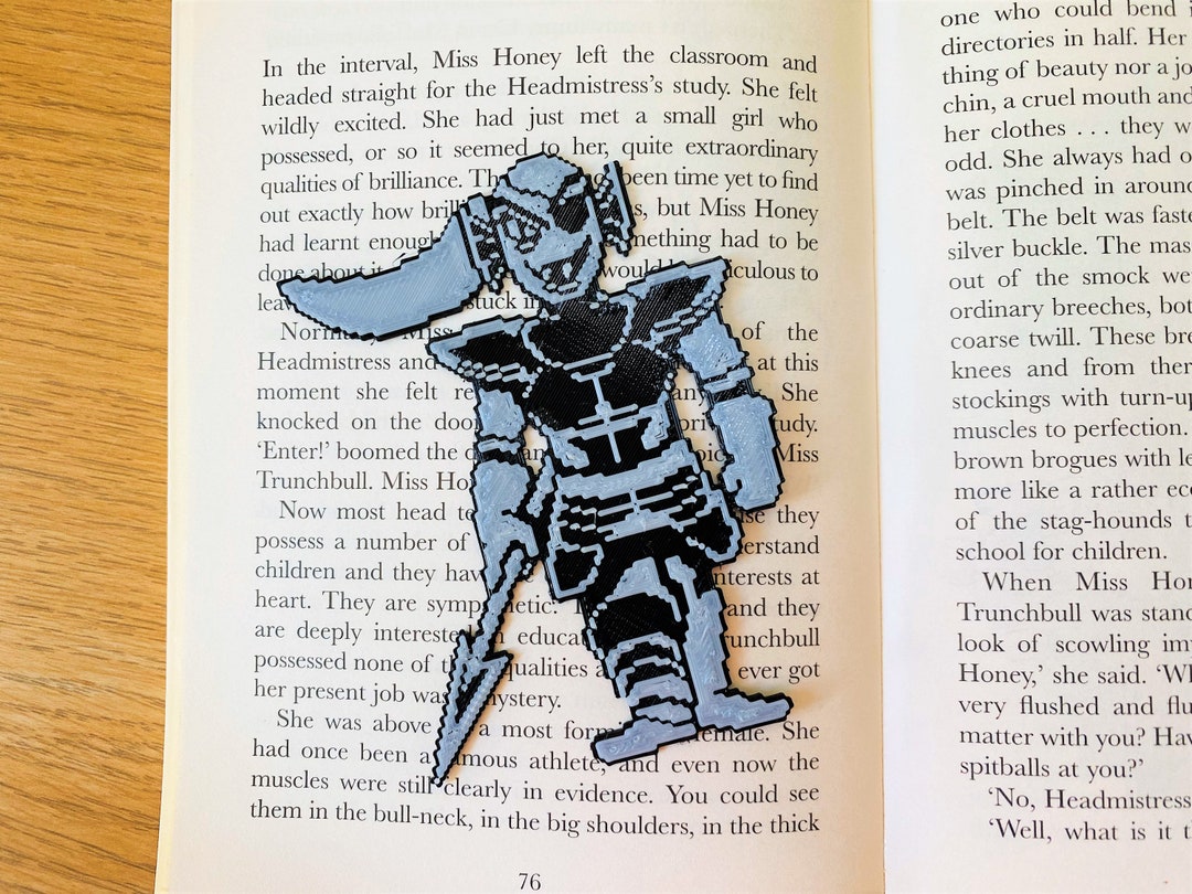 Undertale Inspired Undyne Bookmark - 3D Printed - Gamer Kid Gift Party ...