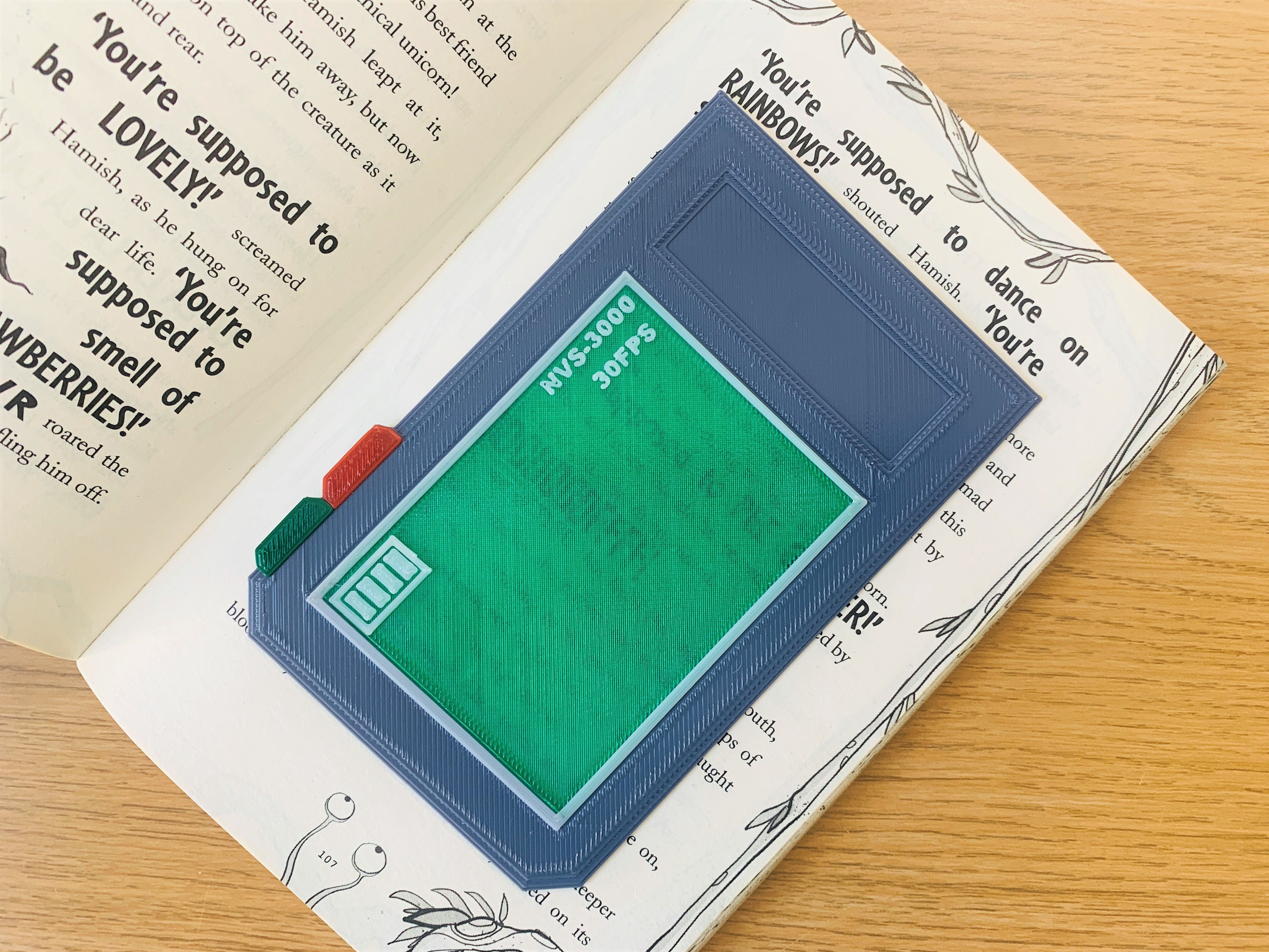 Roblox Doors Inspired NVS-3000 Scanner Bookmark Toy 3D Printed Gamer ...