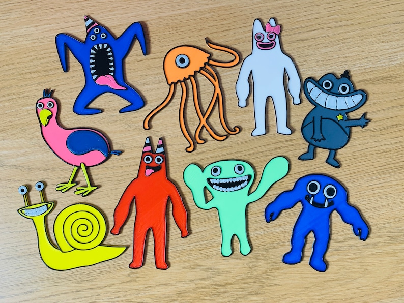 Garten of Banban Inspired Nabnab Bookmark 3D Printed Gamer Kid Gift ...