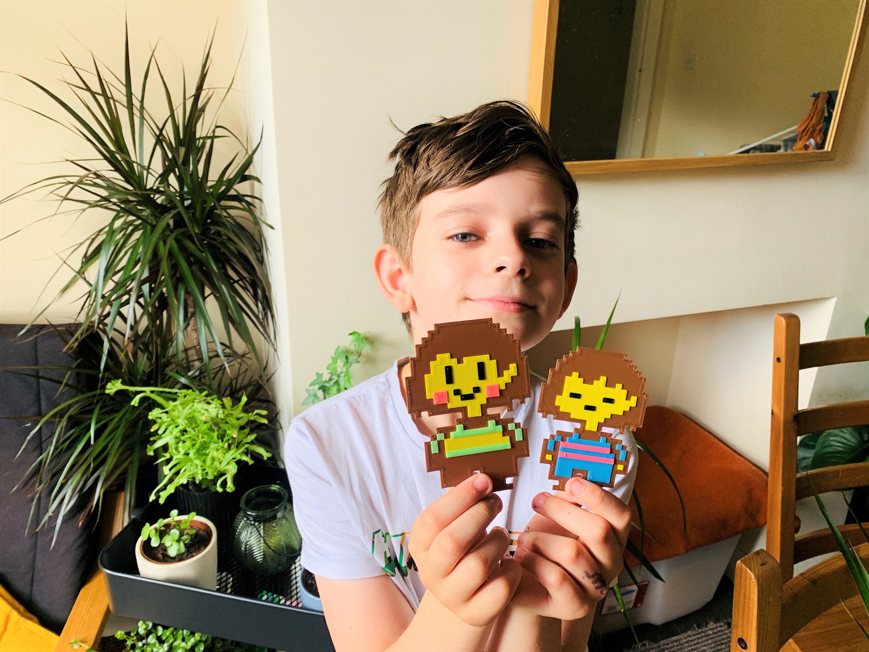 Undertale Inspired Frisk Bookmark - 3D Printed - Gamer Kid Gift Party ...