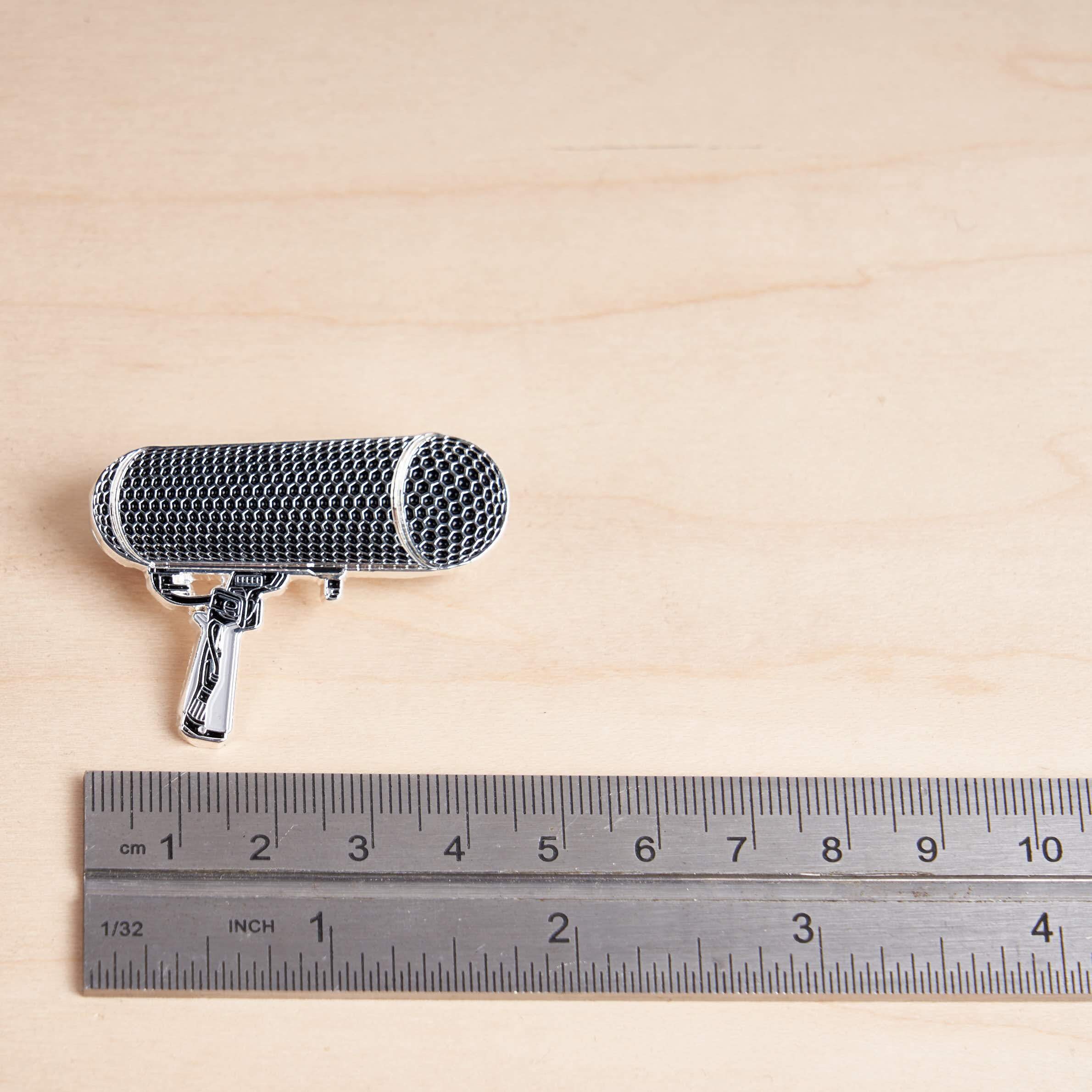 Microphone Blimp Enamel Lapel Pin Badge Gift for Sound Man - Etsy