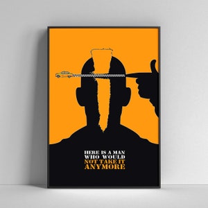 Taxi Driver Movie Poster With Quote - Etsy
