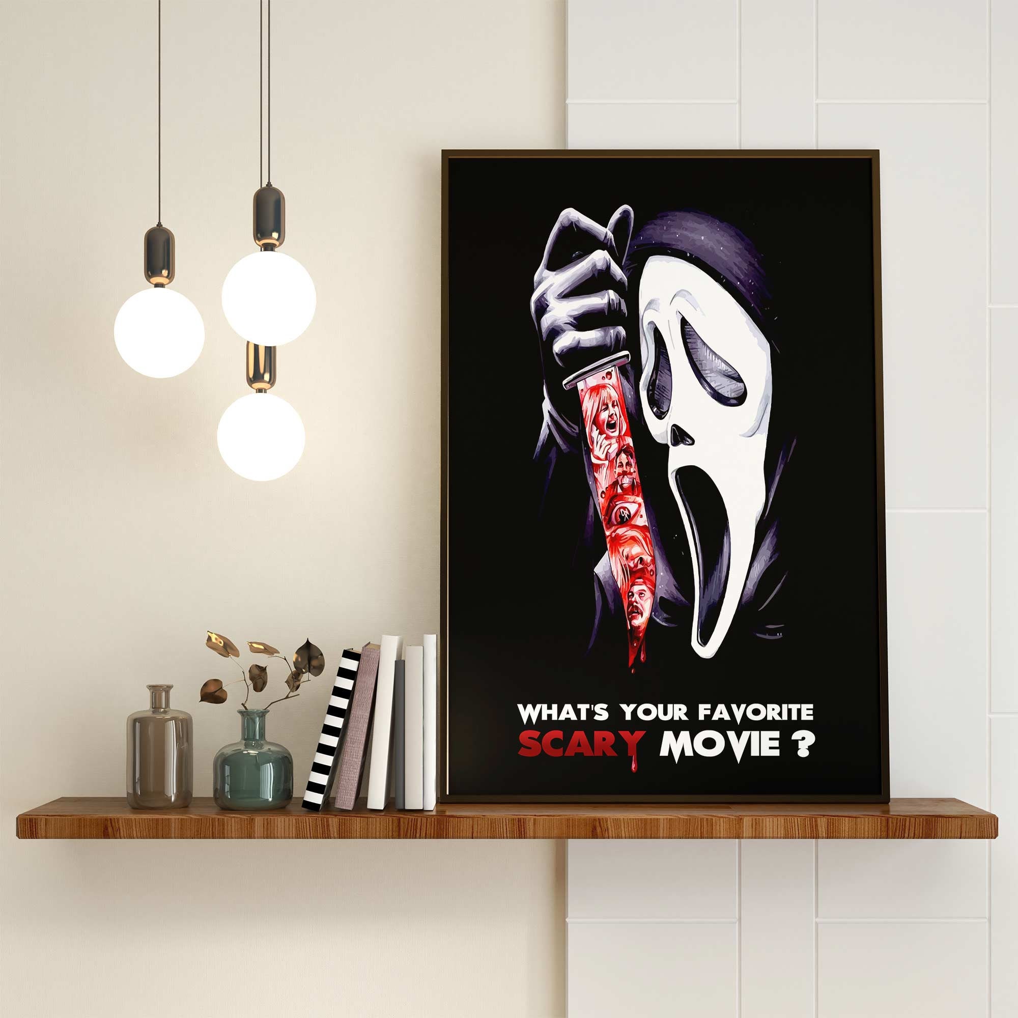 Scream Movie Poster With Quote - Etsy