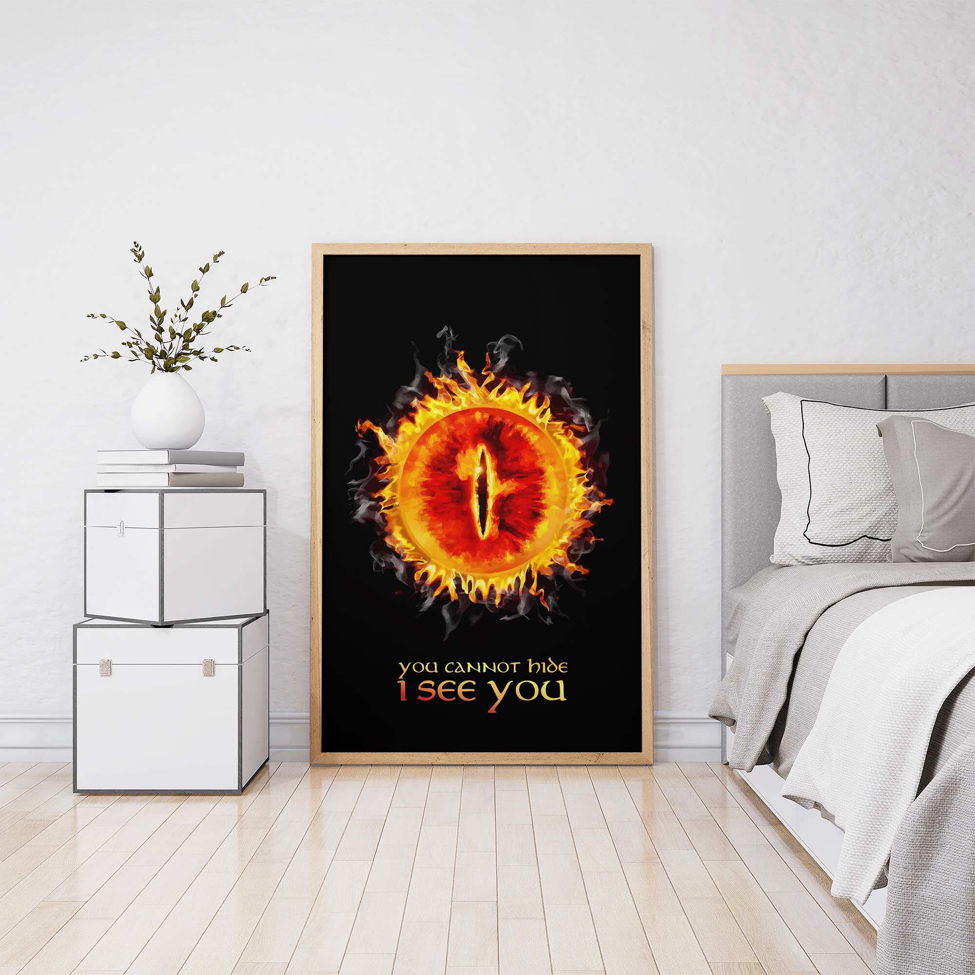 The Lord of the Rings sauron's Eye Movie Poster With Quote - Etsy