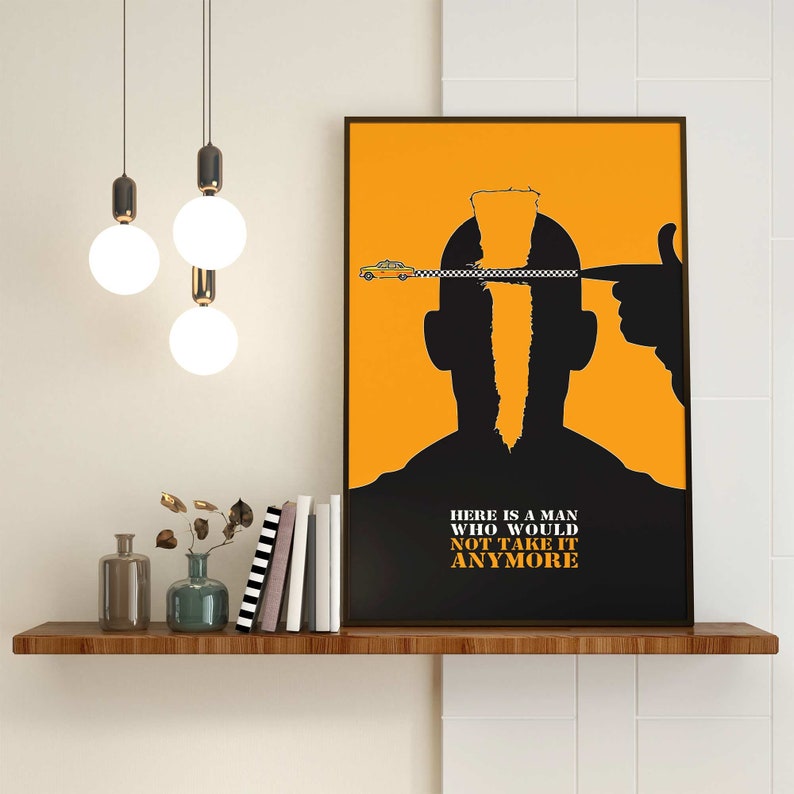 Taxi Driver Movie Poster With Quote - Etsy