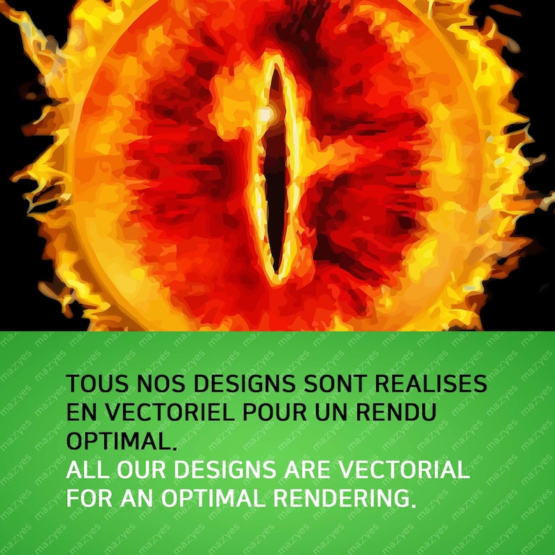 The Lord of the Rings sauron's Eye Movie Poster With Quote - Etsy