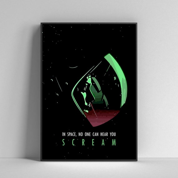 Alien Movie Poster With Quote - Etsy