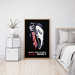 Scream Movie Poster With Quote - Etsy
