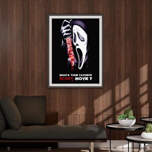 Scream Movie Poster With Quote - Etsy